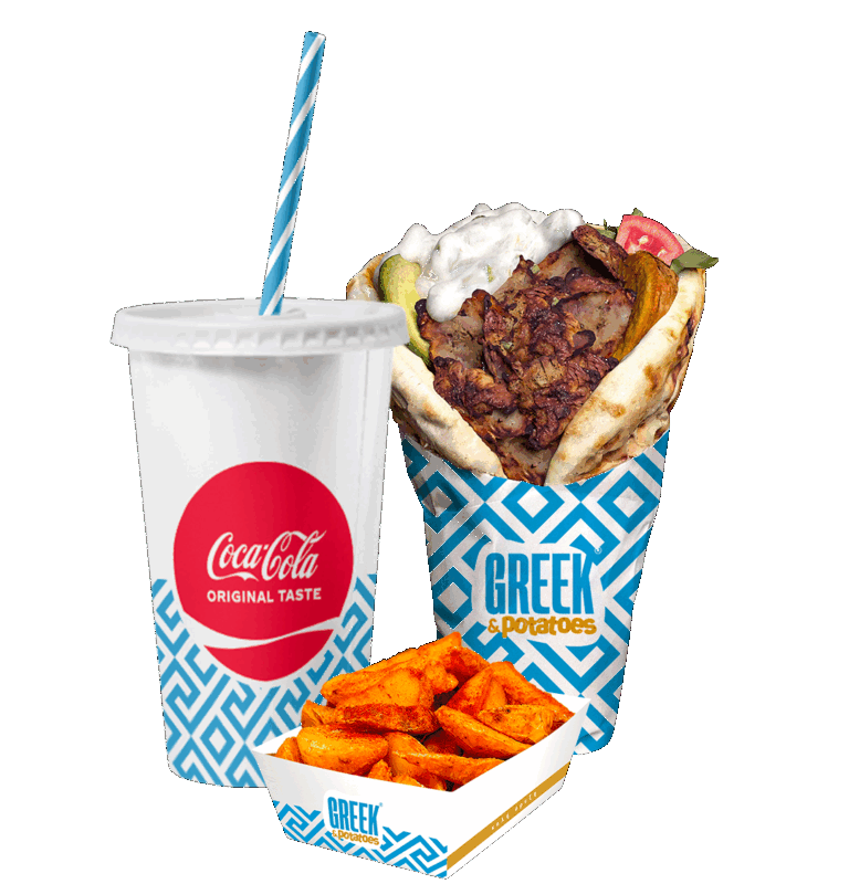 Greek and Potatoes - Pita gyros grecque en Belgique